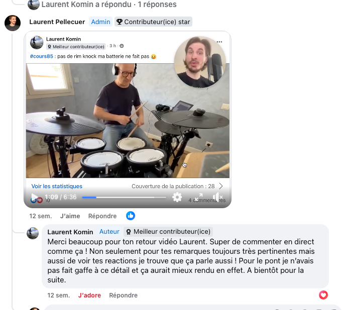 Lolo Drum School – Batterie en ligne